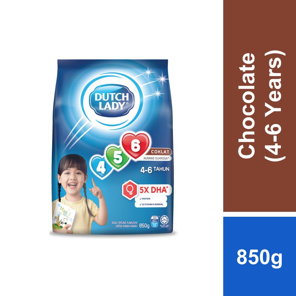 Dutch Lady Gum 456 Choc 850g | Shopee Malaysia
