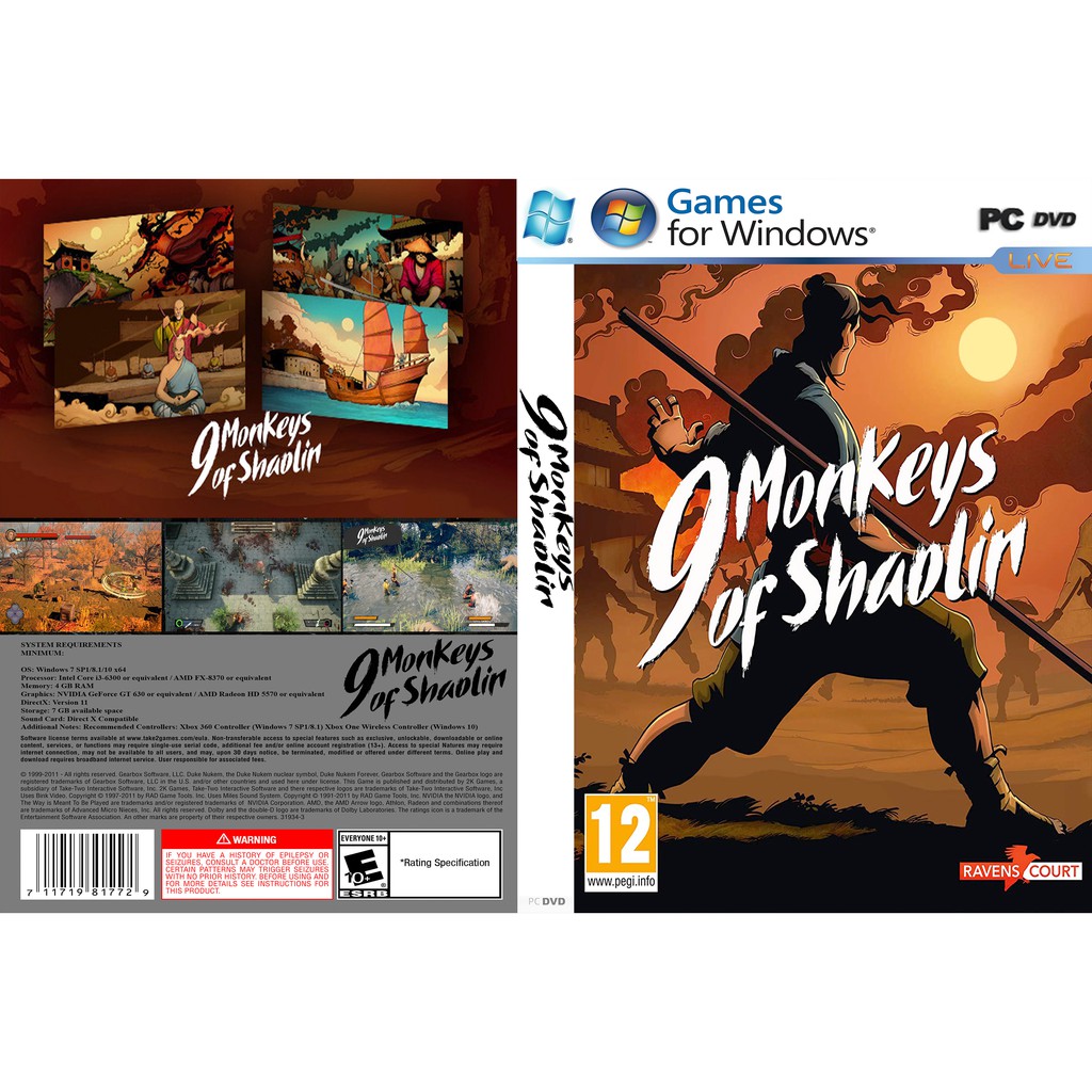 9 Monkeys of Shaolin PC GAME [Offline INSTALLATION] | Shopee Malaysia