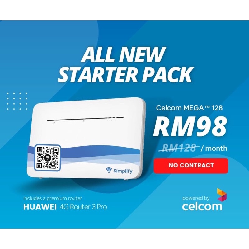 WIFI UNLIMITED ROUTER MODEM internet tanpa had Plug-And-Play SIMPLIFY ...