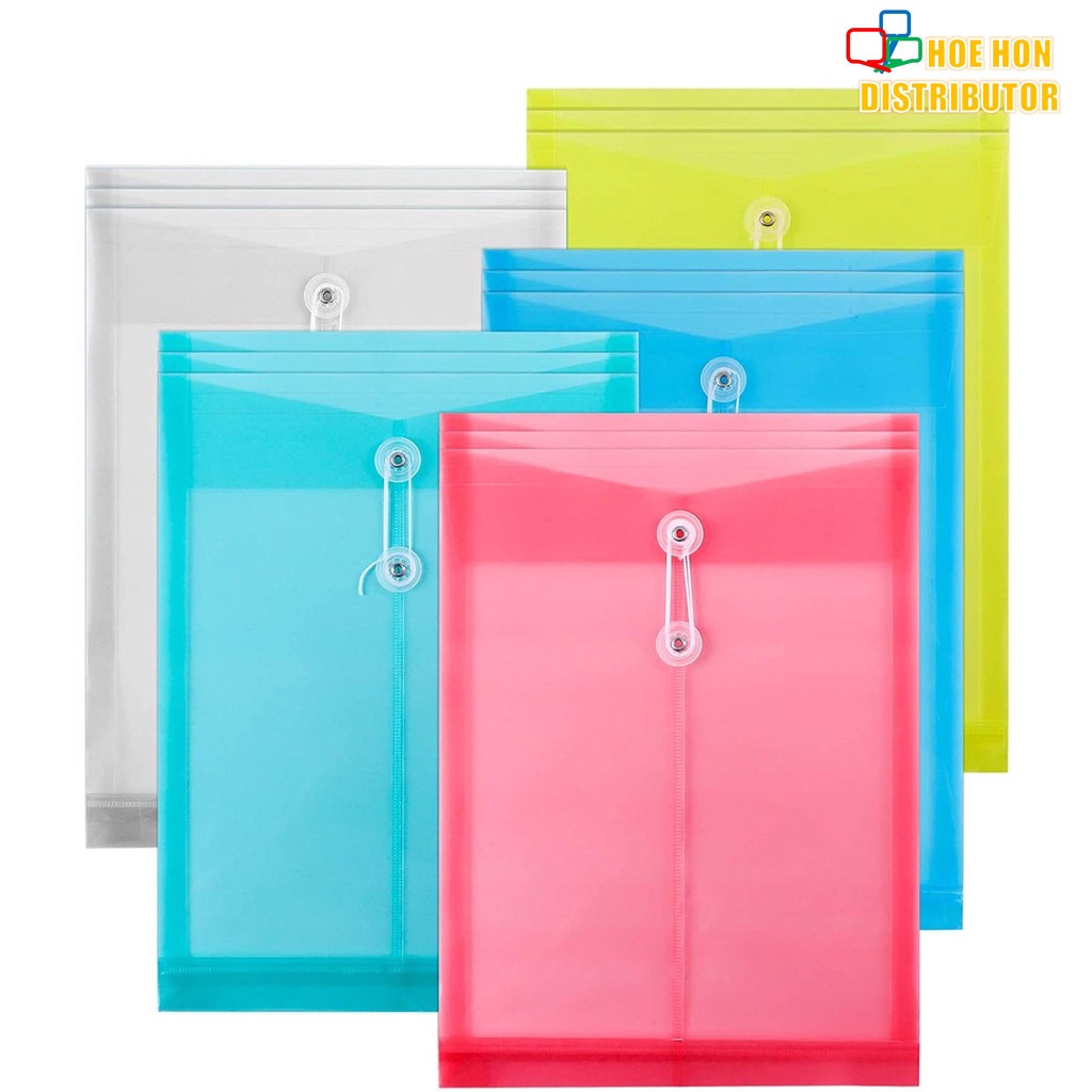 String File Management Folder A4 Paper Document Organizer Pocket Holder ...