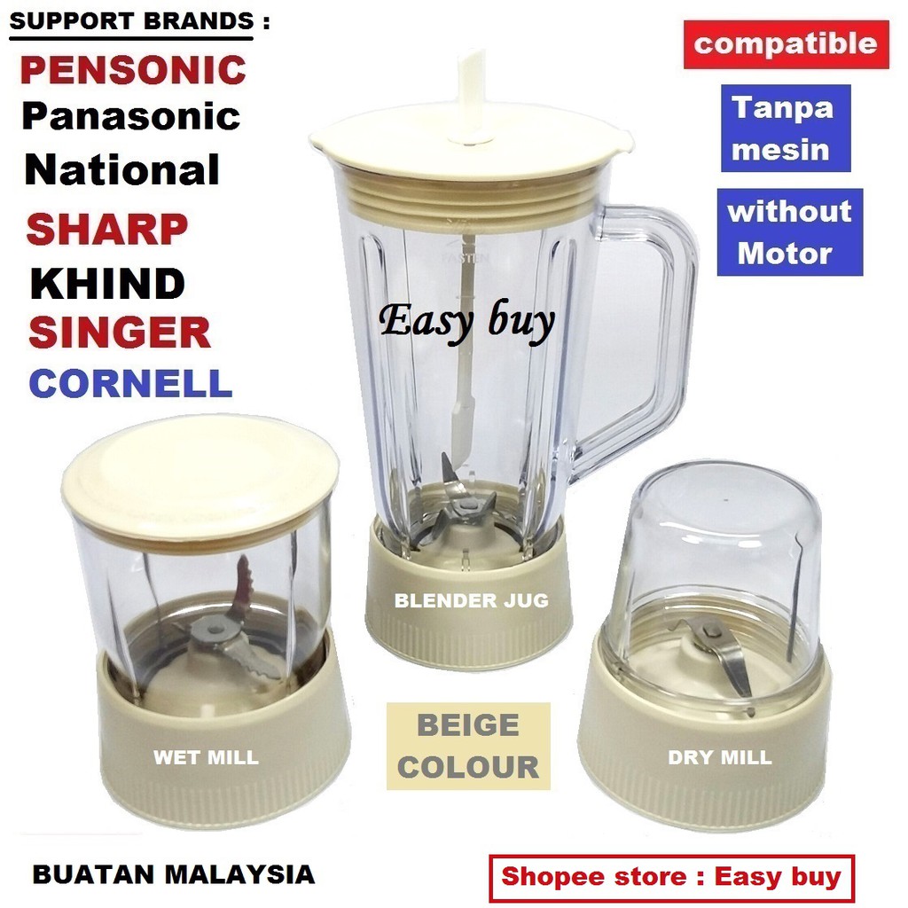 National Panasonic Pensonic SHARP KHIND SINGER CORNELL support BLENDER ...