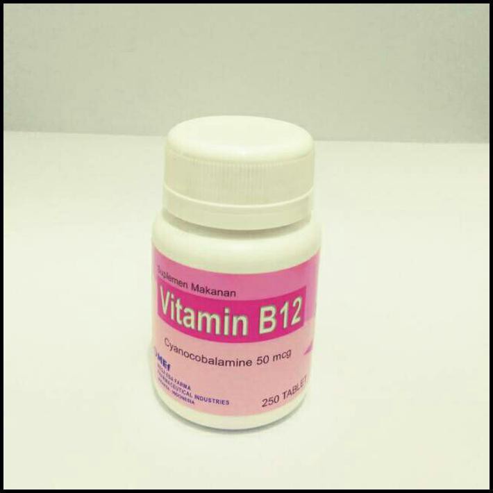 Vitamin B12 12 50 MCG MEF Bottle Contains 250 Tablets VITAMIN B12 ...