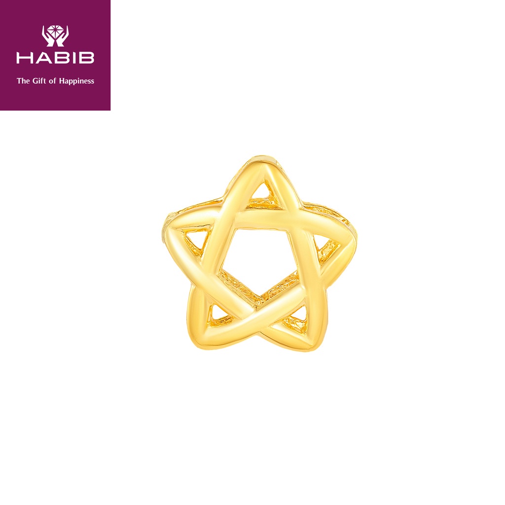 HABIB 916/22K Yellow Gold Charm ZV01-048-010422 | Shopee Malaysia