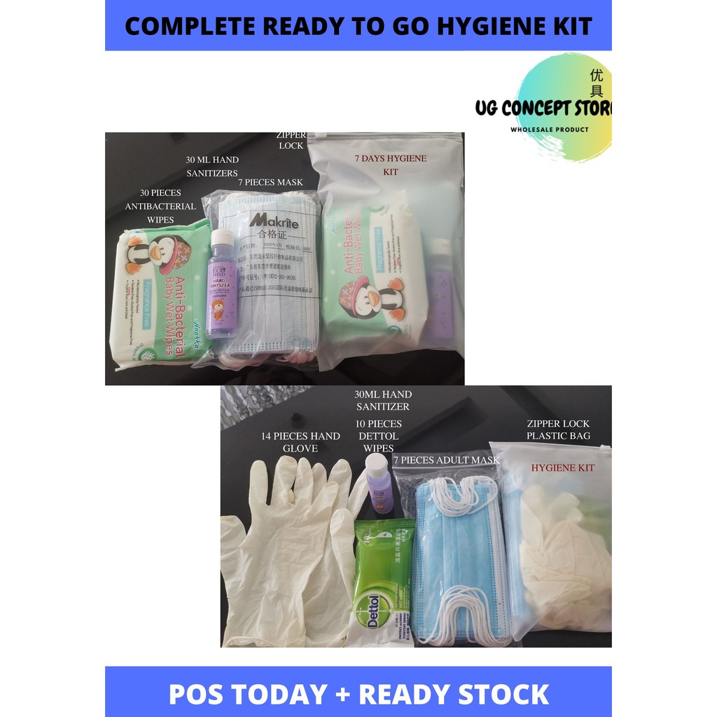 MALAYSIA READY STOCK ESSENTIAL HYGIENE KITS FOR ADULT | Shopee Malaysia