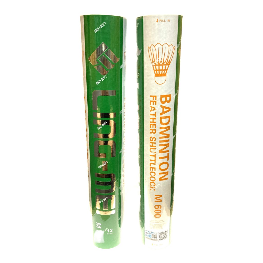 Ling Mei M600 Badminton Shuttlecock (1 Tube) [100% Original] | Shopee ...