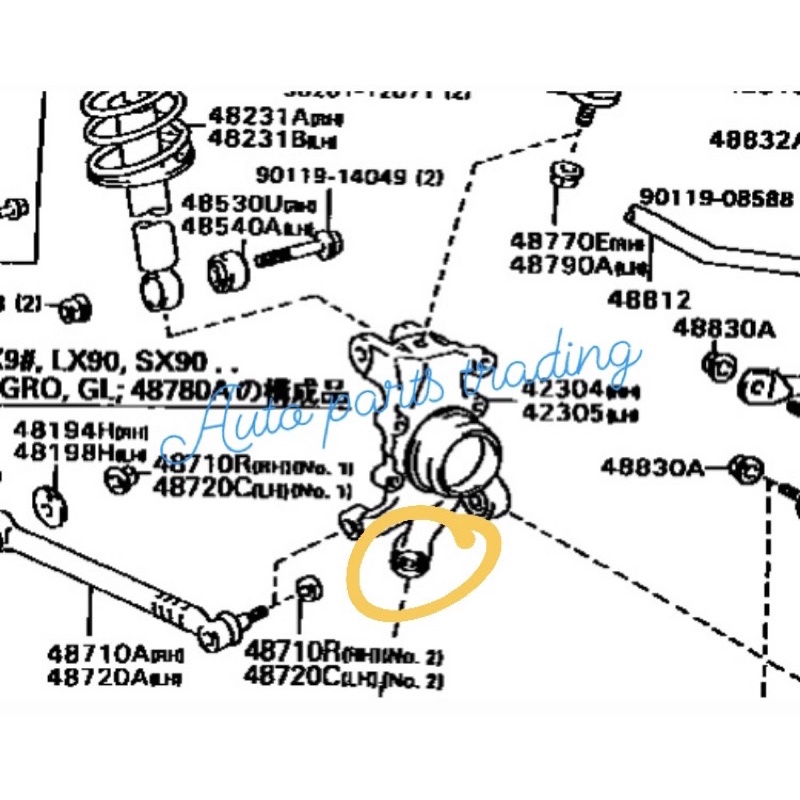 TOYOTA MARK 2 II CHASER JZX90 JZX100 REAR KNUCKLE BUSH | Shopee Malaysia