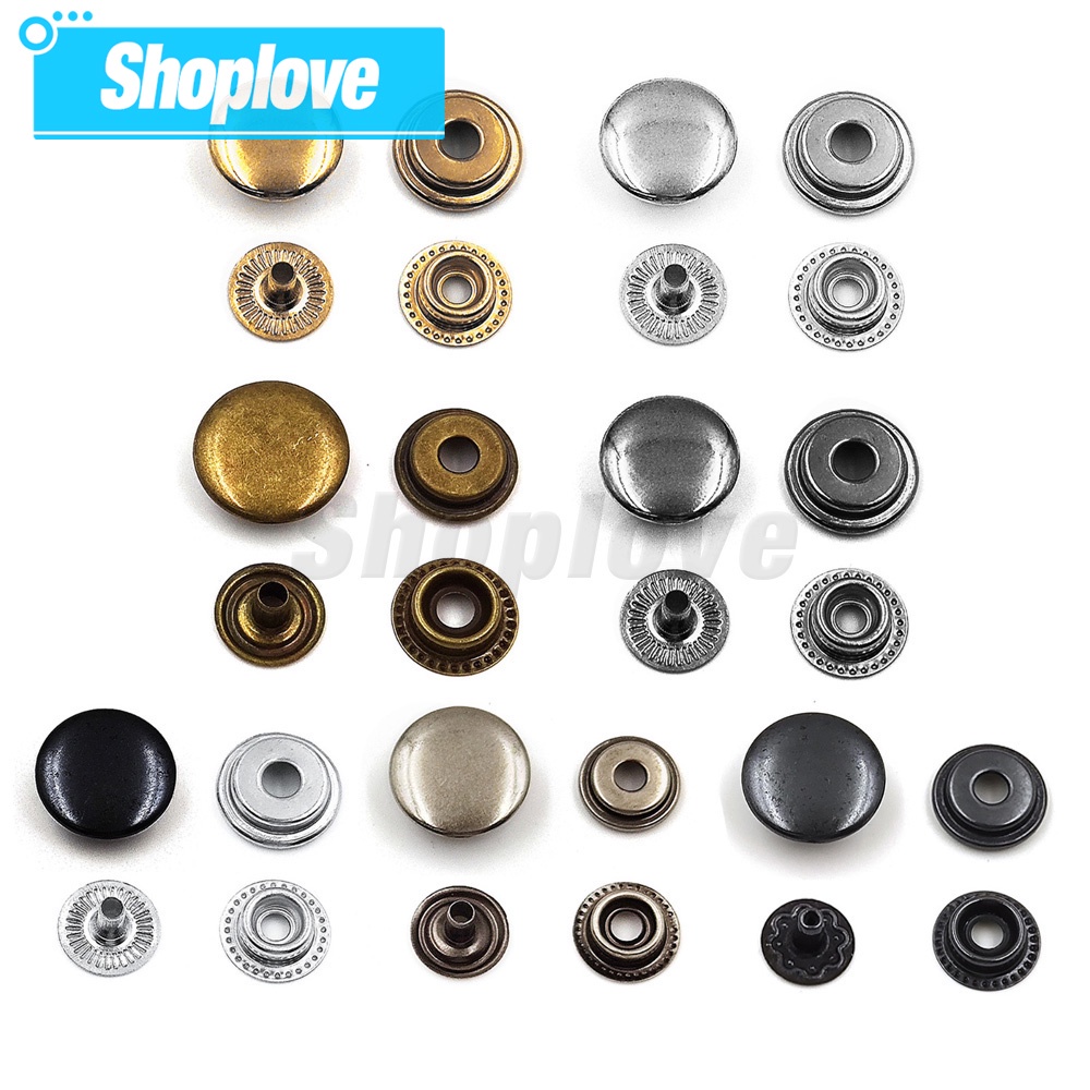 25 Sets 201/203 Snap Fasteners Press Studs Sewing Rivets for DIY ...