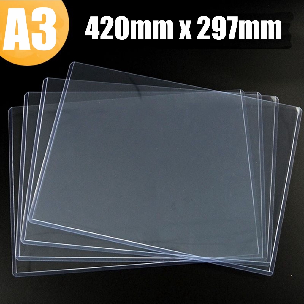 VC Art Hard Card Case A4 High Transparency A5 A3 File Folder Organizer ...