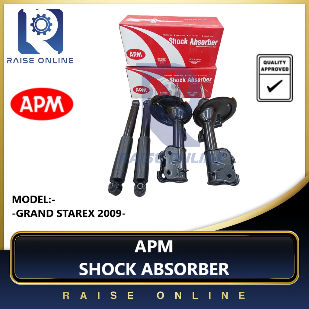 ORIGINAL APM Shock Absorber Hyundai Grand Starex TQ 2008 Front And Rear ...