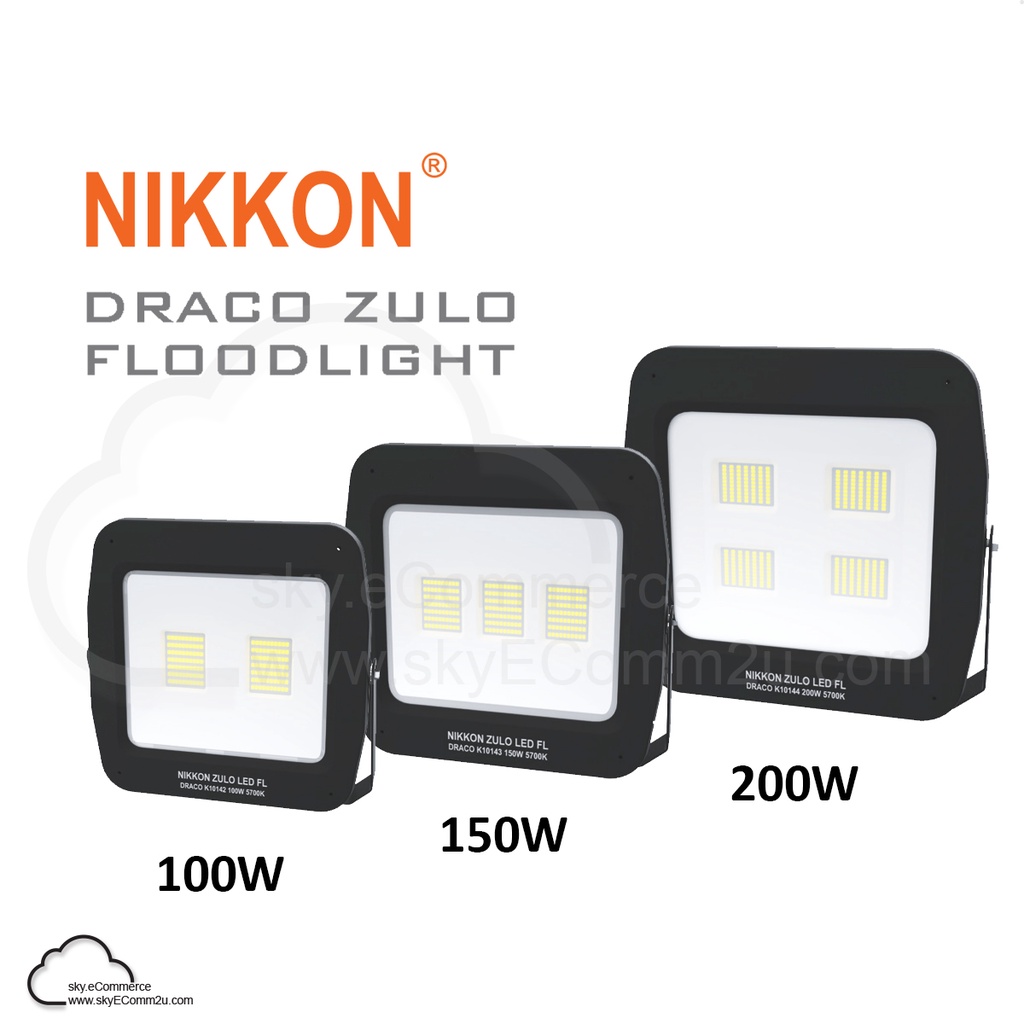 Nikkon Draco Zulo 100W 150W 200W LED Floodlight Spotlight Made in ...