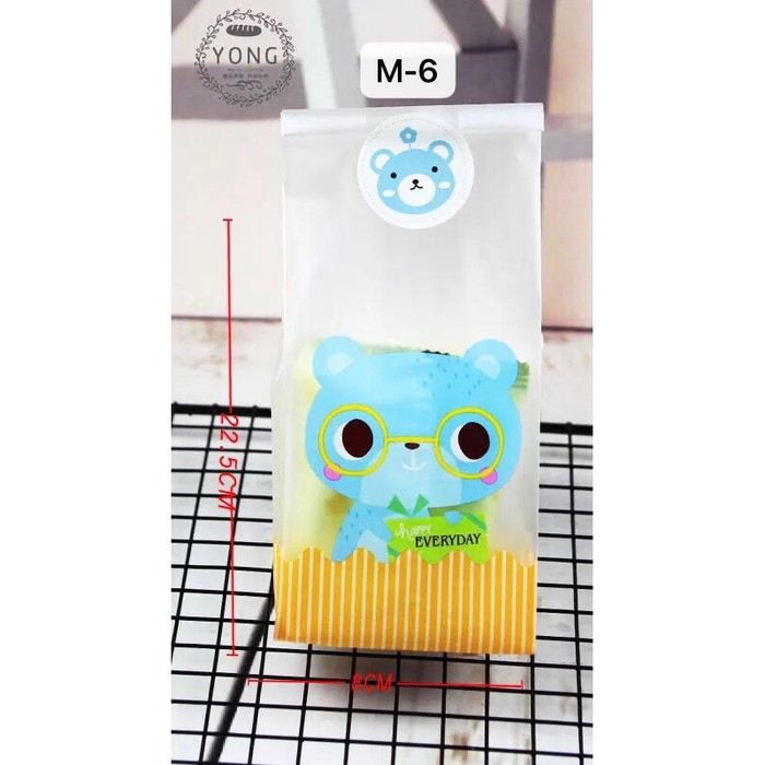 Standing POUCH COOKIES BAG Wrap cake Gift cake Candy 8X 22.5CM - M 6 ...