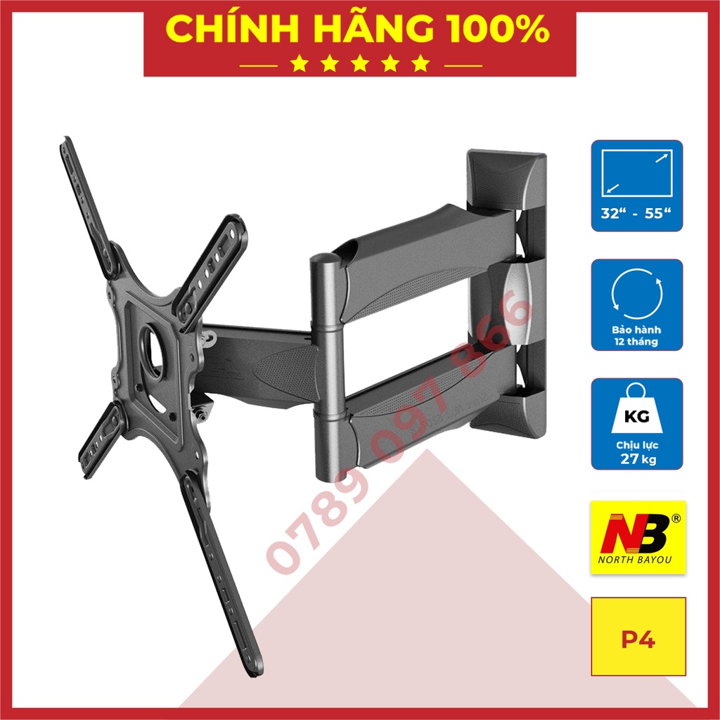 [GENUINE] North Bayou NB-P4 / NB-P40 Multifunctional Rotating TV Mount and Bracket from 32-60 ...