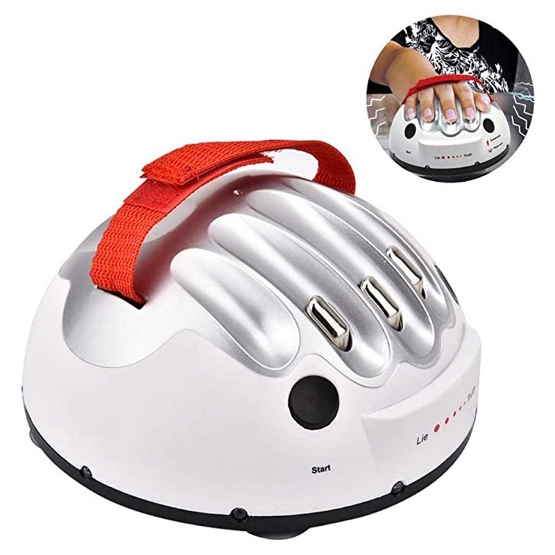 Polygraph Test Tricky Funny Adjustable Adult Micro Electric Shock Lie ...