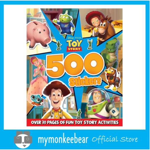 Disney Pixar Toy Story 500 Stickers Book (Activity Book) | Shopee Malaysia