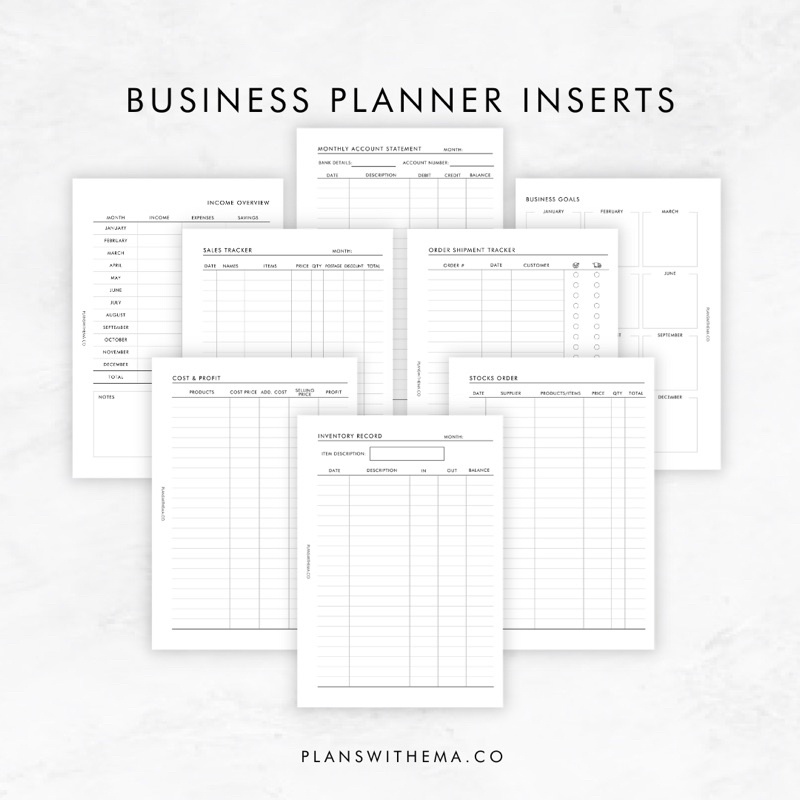 Business Planner Insert bundle | Shopee Malaysia