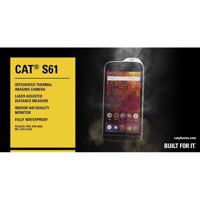 CAT S61 - RUGGED SMARTPHONE (OFFICIAL DISTRIBUTOR IN MALAYSIA) | Shopee ...