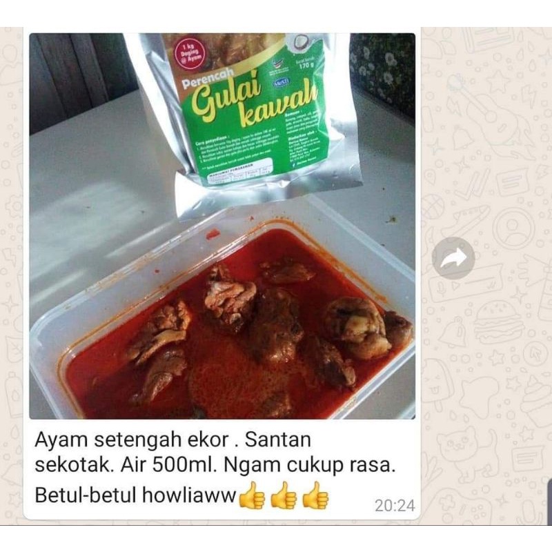 Rempah Kari Paste Curry Perencah Gulai Kawah Darina | Shopee Malaysia