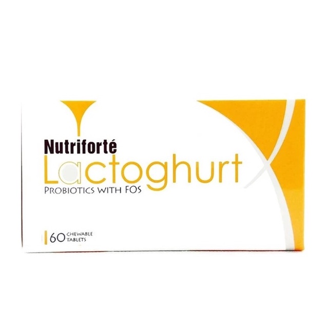 Nutriforte Lactoghurt Probiotics with FOS Chewable Tablets 30's/60's ...
