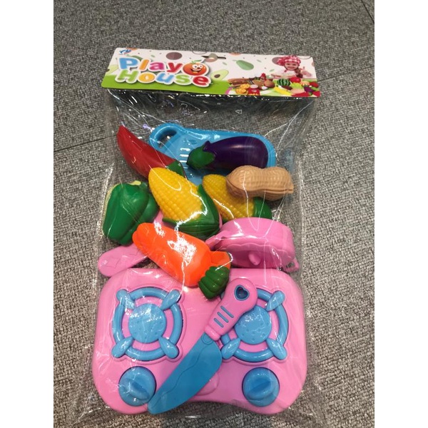 KIDS VEGETABLES CUTTING CUT KITCHEN PLAYSET RM 10 ONLY | Shopee Malaysia