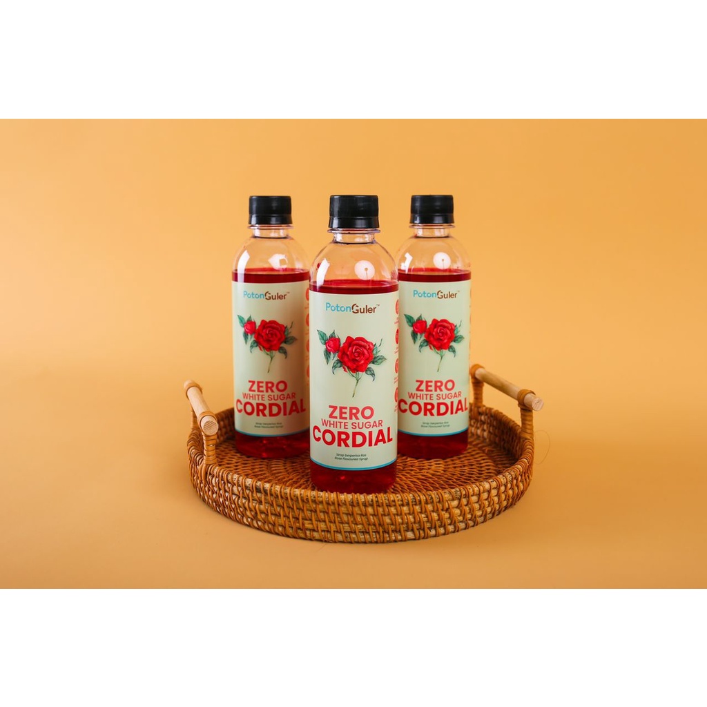 NEW LOOK Sirap Rose Cordial/Kordial (350ml) / Dimaniskan dengan Stevia ...