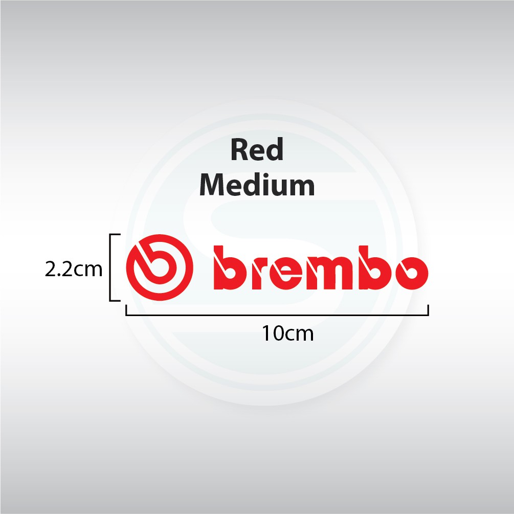 【READY STOCK】BREMBO STICKER high quality car brake caliper side window ...