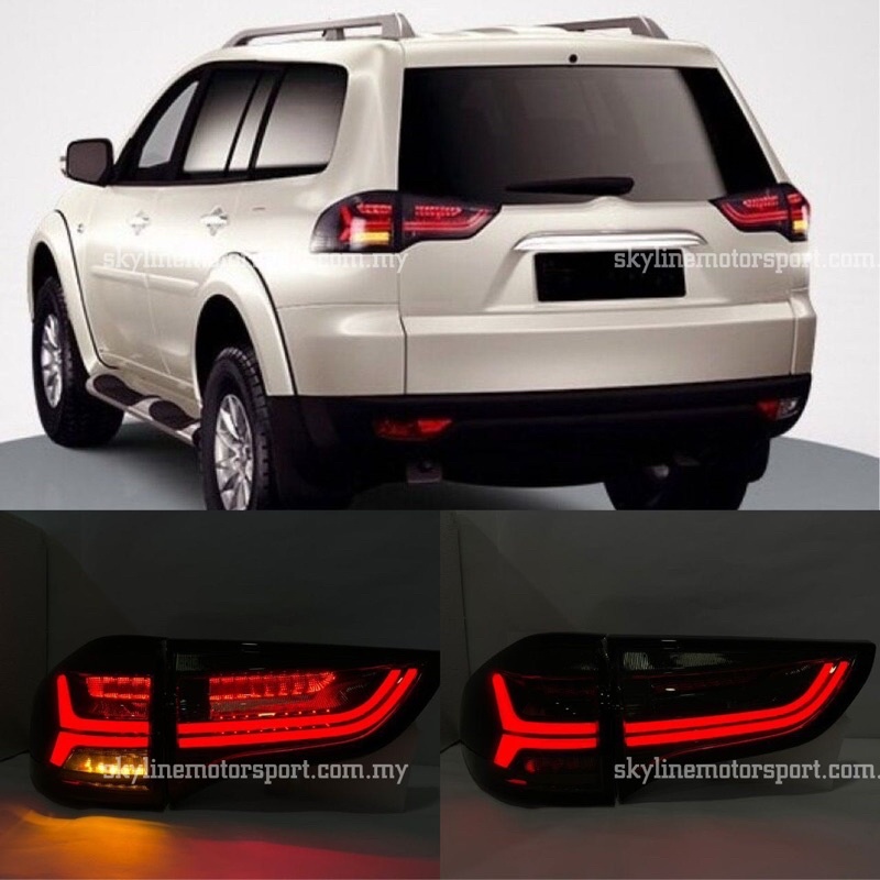 Mitsubishi Pajero Sport Led Tail Lamp Bar Audi Style 2009 2010 2011 ...