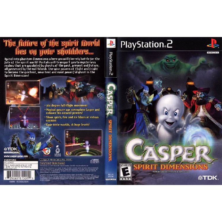 CASPER SPIRIT DIMENSIONS [PS2 US : CD 1 Disc] | Shopee Malaysia