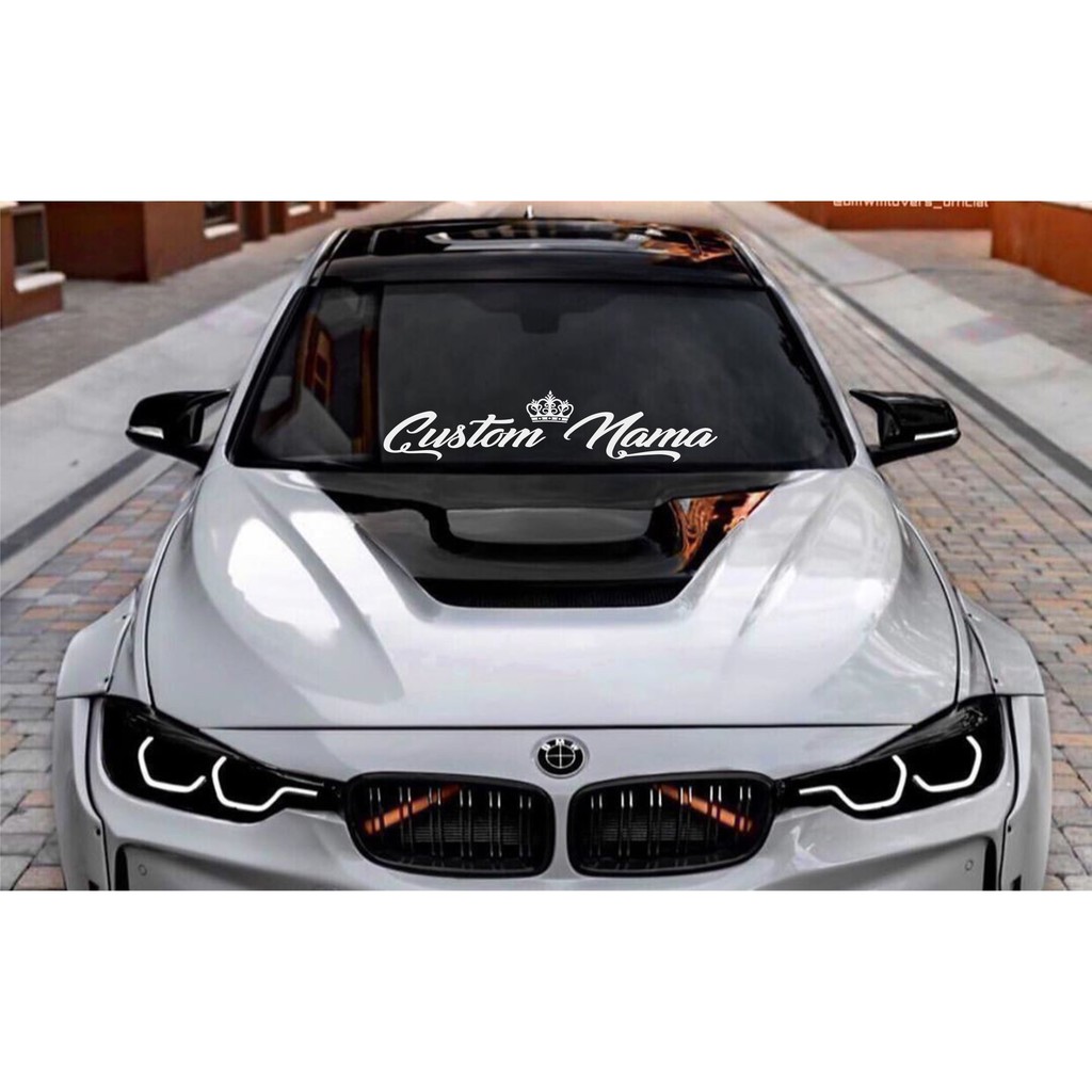 Car windshield sticker, custom car name cutting sticker | Shopee Malaysia