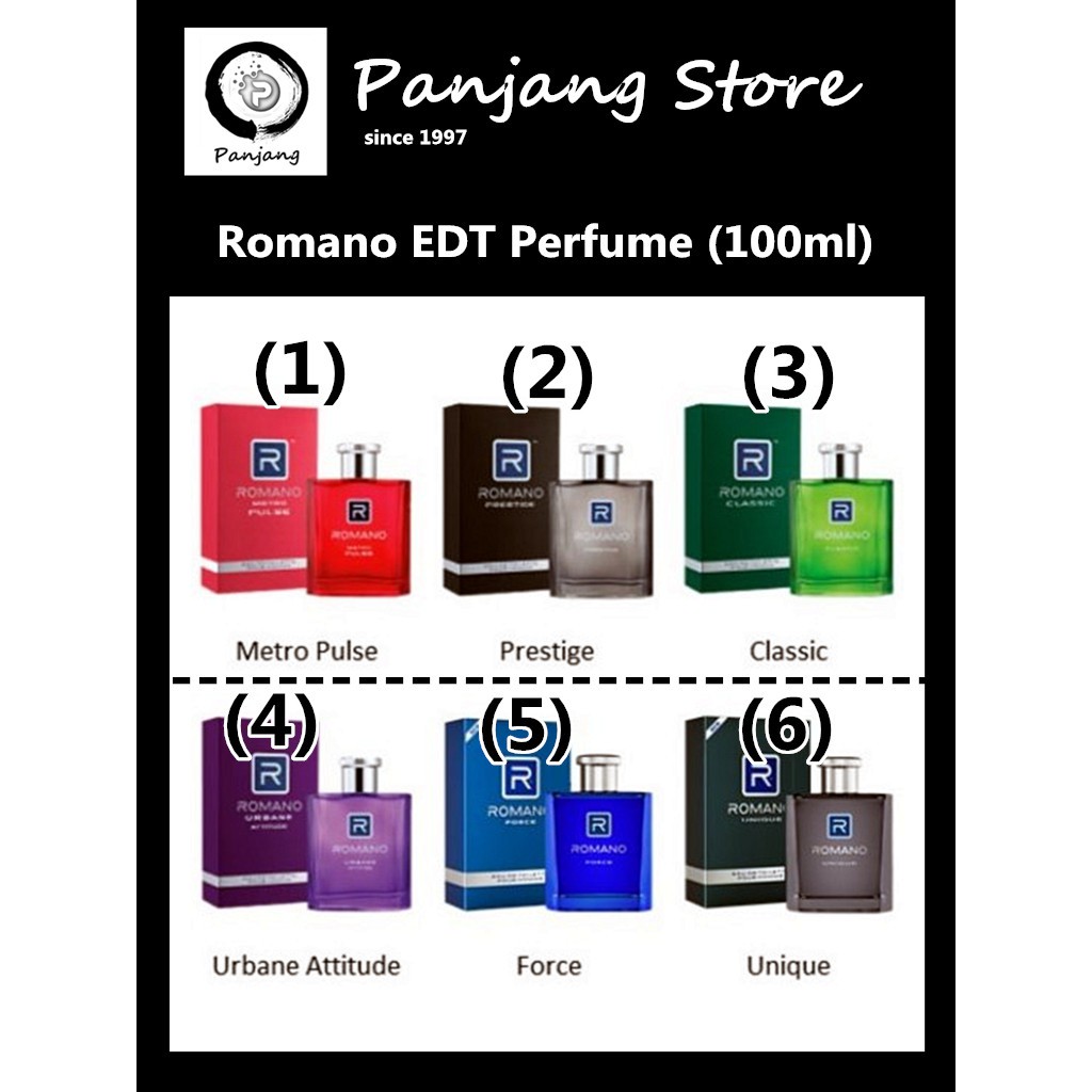 Romano EDT Perfume (100ml) | Shopee Malaysia