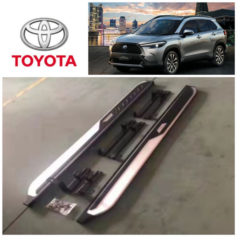 Toyota Corolla Cross side step running board 2020 2021 2022 | Shopee ...