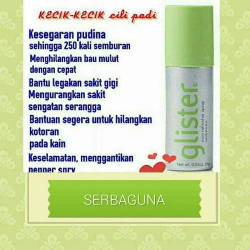 glister spray mulut from Amway | Shopee Malaysia