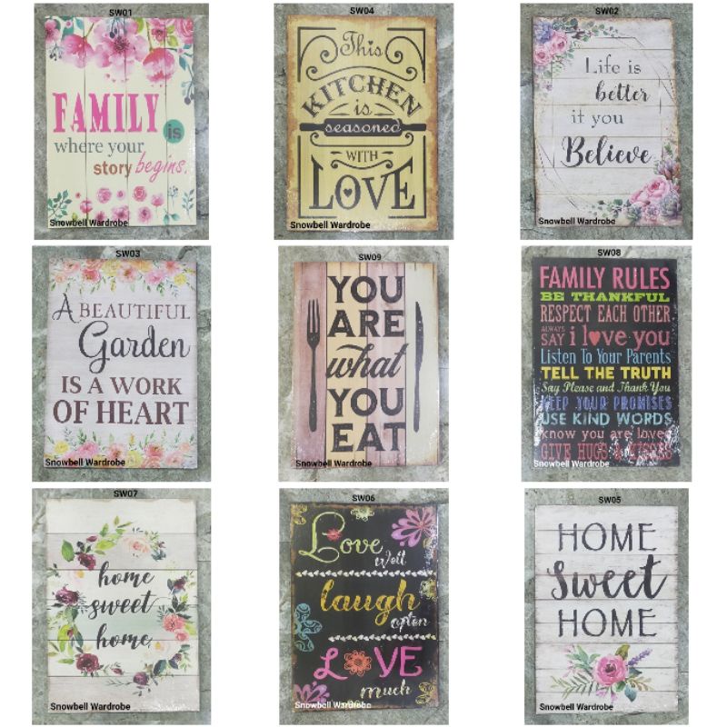 Frame Deko Hiasan Dinding Dapur/ Kitchen Deco Vintage Frame FRAME DAPUR ...