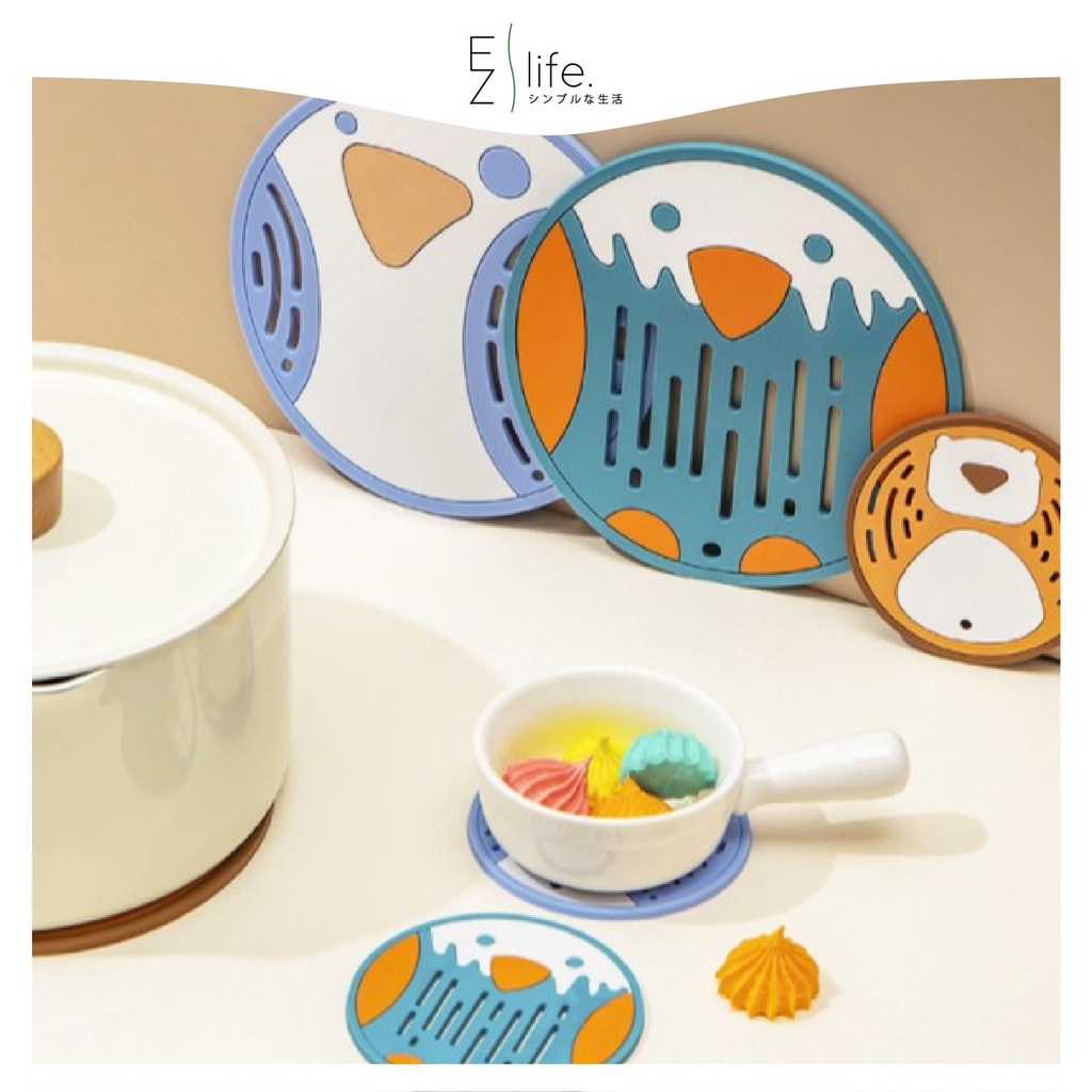EzLife [CLEARANCE] Cup Coaster Silicone Heat Insulation Pad Anti ...