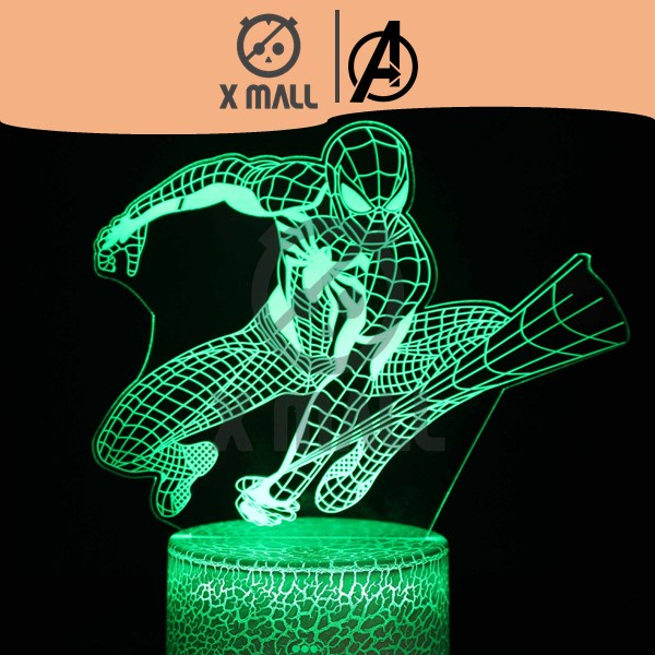[Avengers 3D Lamp (Spiderman 1)] Night Lamp Avengers Marvel USB ...