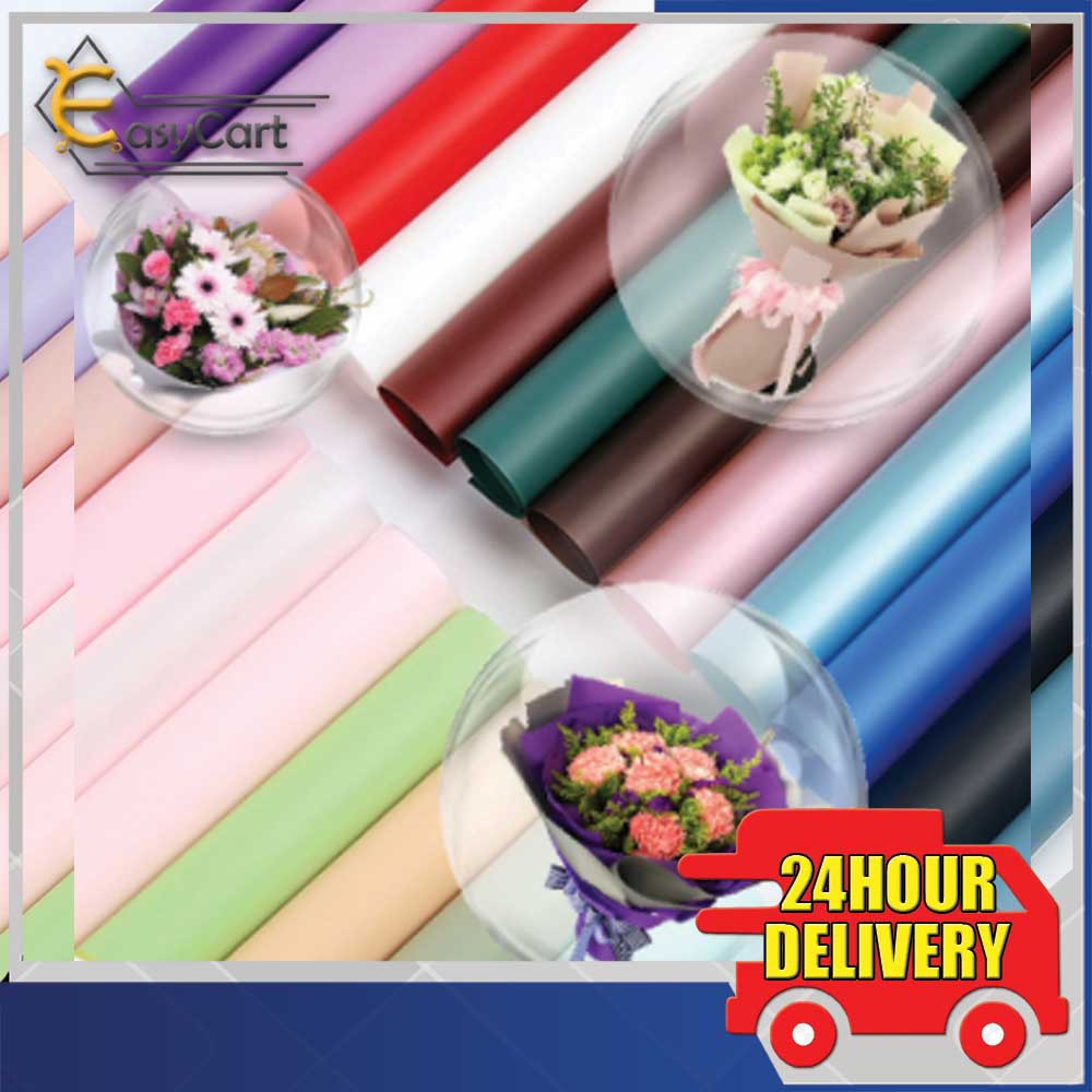 Waterproof Flower Wrapping Paper Bouquet Gift Florist Wrapper (20 Pcs x ...