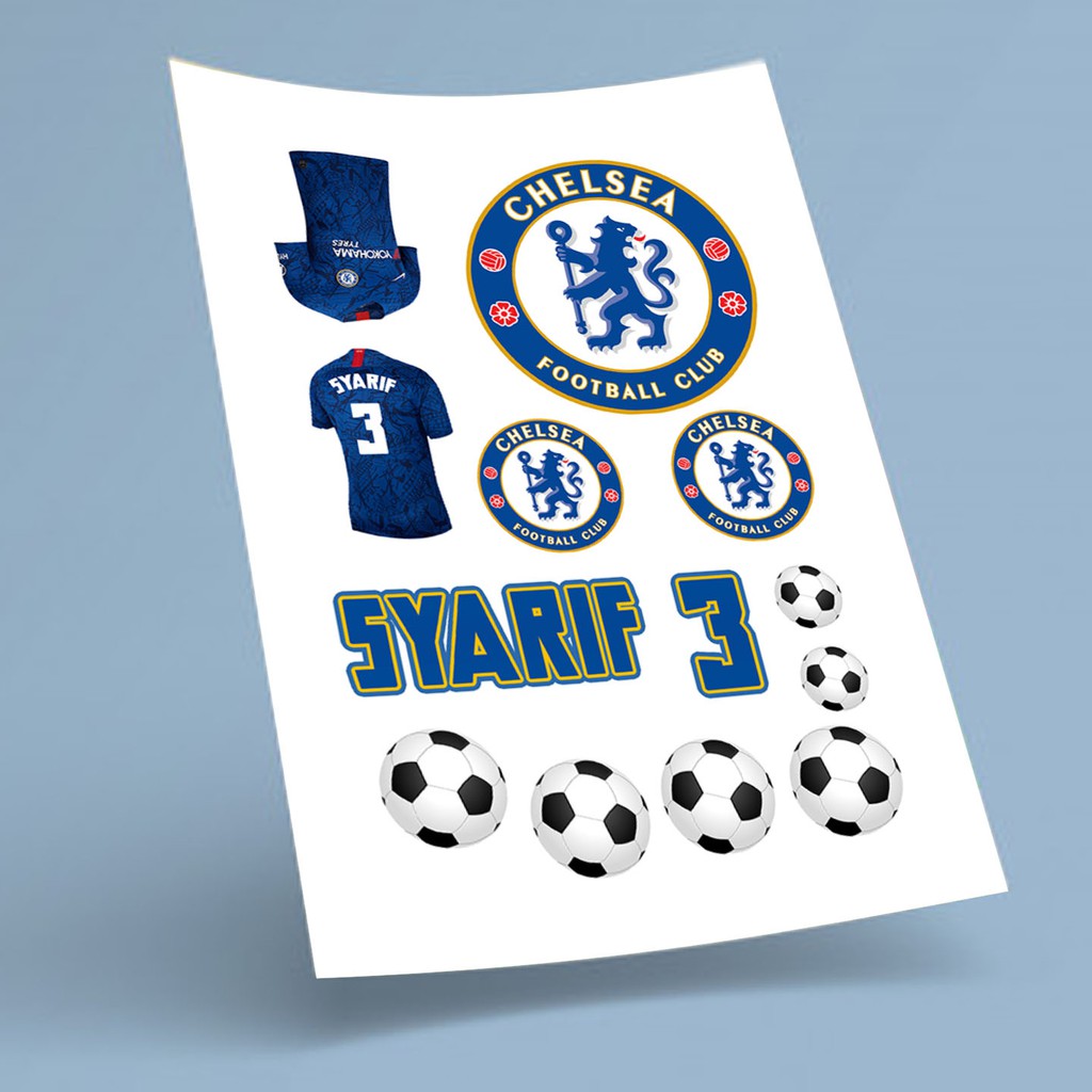 CHELSEA CUSTOM NAME & AGE [JPEG FORMAT/FILE] [CAKE TOPPER] [PRINT ...