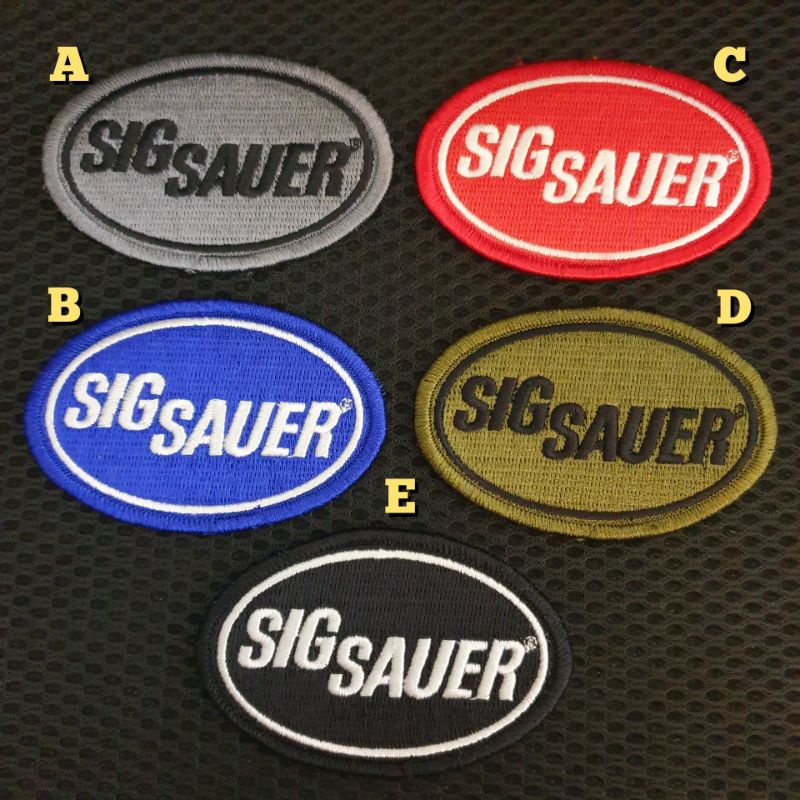 SIG embroidery patches 03 (Ready Stock). | Shopee Malaysia