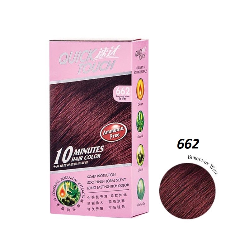 Quick Touch 1 Minute Hair Color For Grey Hair Coverage Only Instant ...