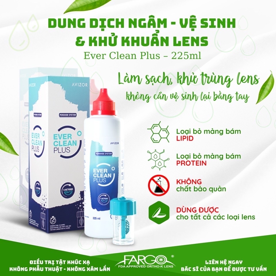 Avizor Ever Clean Plus Contact lens Immersion, Disinfection And ...