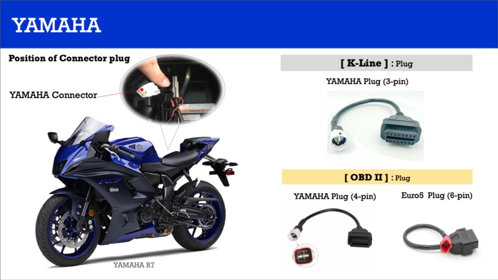 APITech OBD II Connectors YAMAHA HONDA KAWASAKI HARLEY KTM DUCATI ...