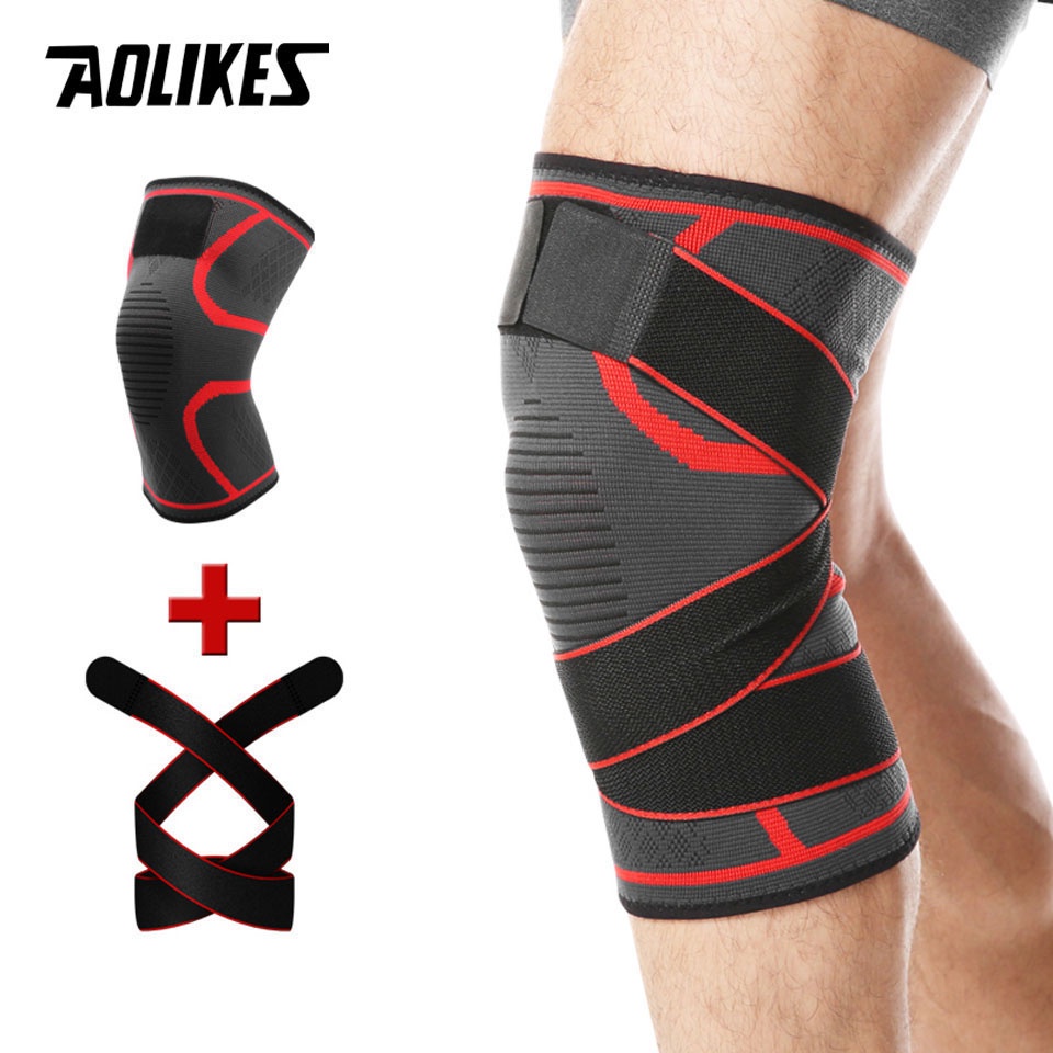Aolikes Removable Strap Dual-Use Pressurized Knee Pads (1 Pc) | Shopee ...