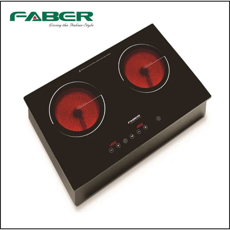 Faber double burner Ceramic Cooker-FCH3C/69BK | Shopee Malaysia