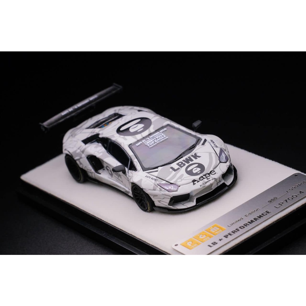 PGM Model 1/64 Lamborghini Aventador LBWK x Aape Diecast with Opening ...