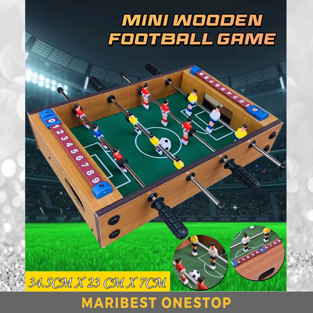 Mini Wooden Children’s Tabletop Football Portable Soccer Table Game ...