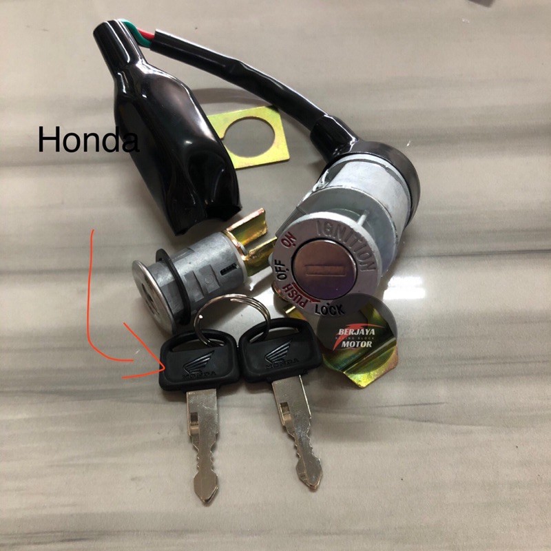 key switch full set （cop honda）honda ex5 / ex5 dream | Shopee Malaysia
