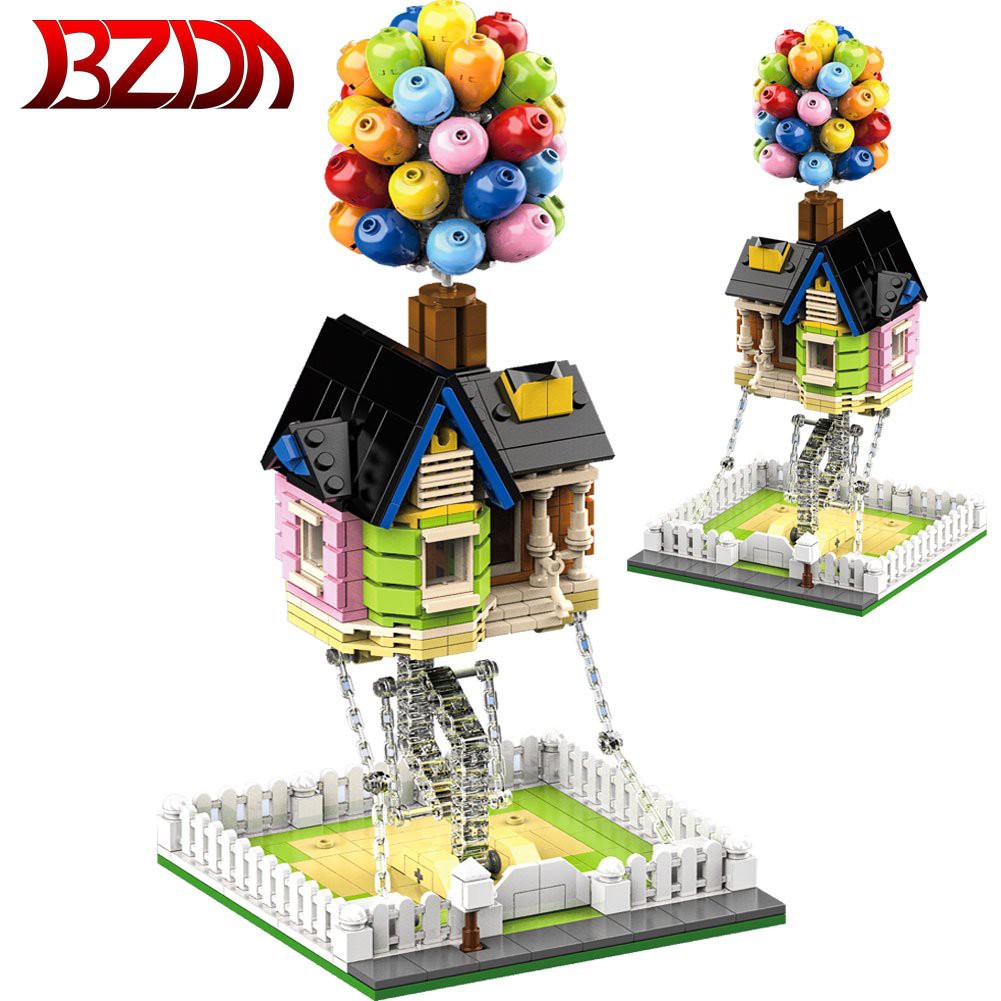 Assembled Toy Floating Balloon House 7025 MOC Balloon House Self ...