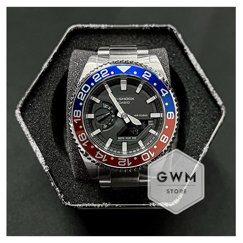 [PRE-ORDER] Casio G-Shock "Full Metal CasiOak Rolex" Analog Digital GA ...