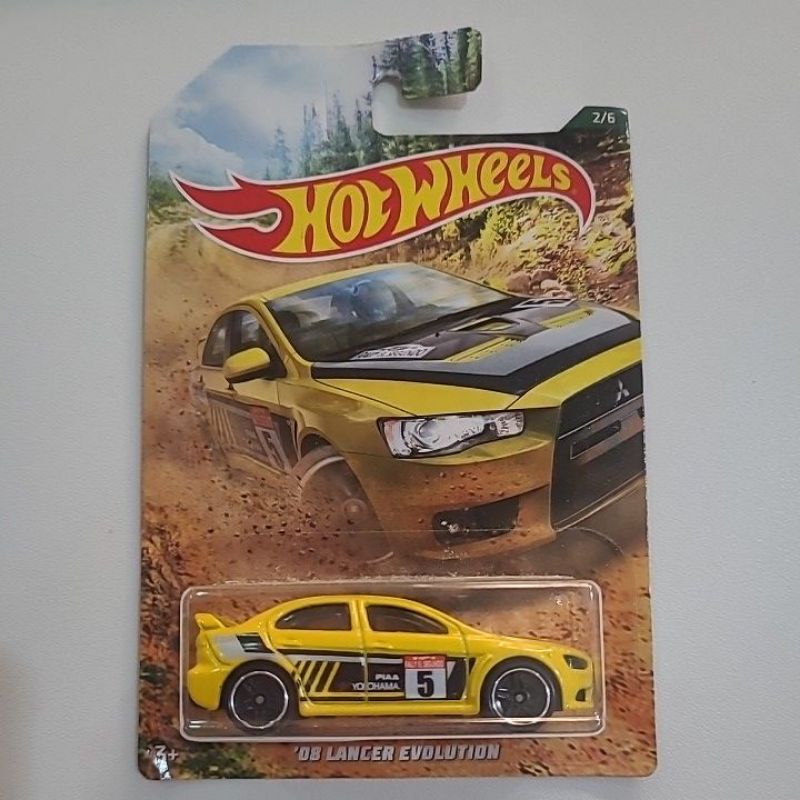 HOT WHEELS '08 MITSUBISHI LANCER EVOLUTION Yokohama Brand New | Shopee ...