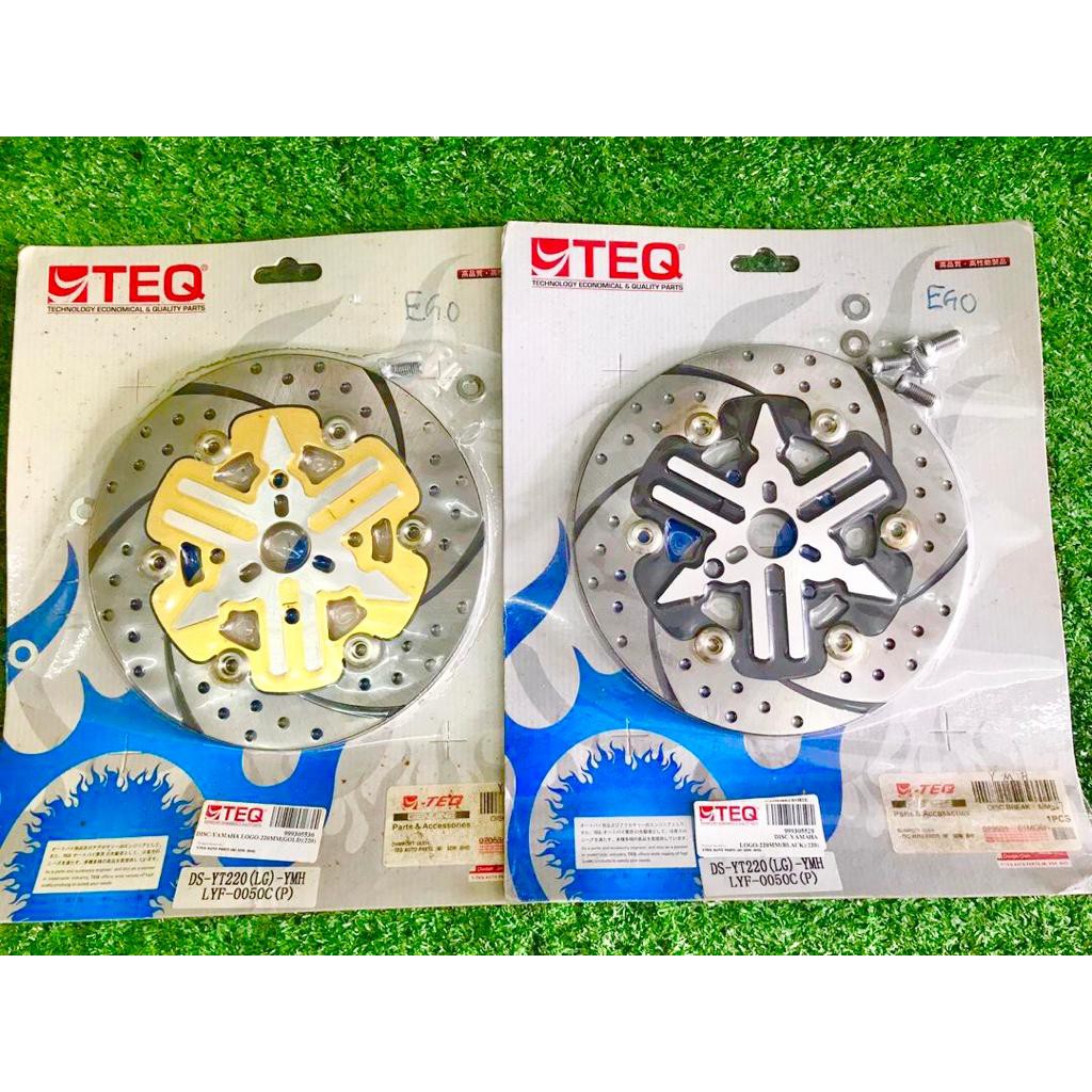 YTEC DISK BRAKE DEPAN YAMAHA LOGO HITAM/EMAS(CLEAR STOCK!!) | Shopee ...