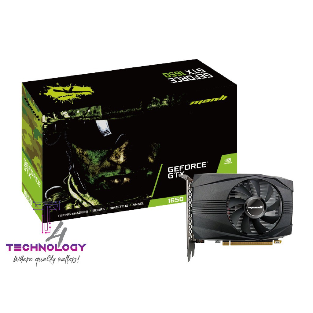 MANLI GeForce® GTX 1650 4GB GDDR6 | Shopee Malaysia